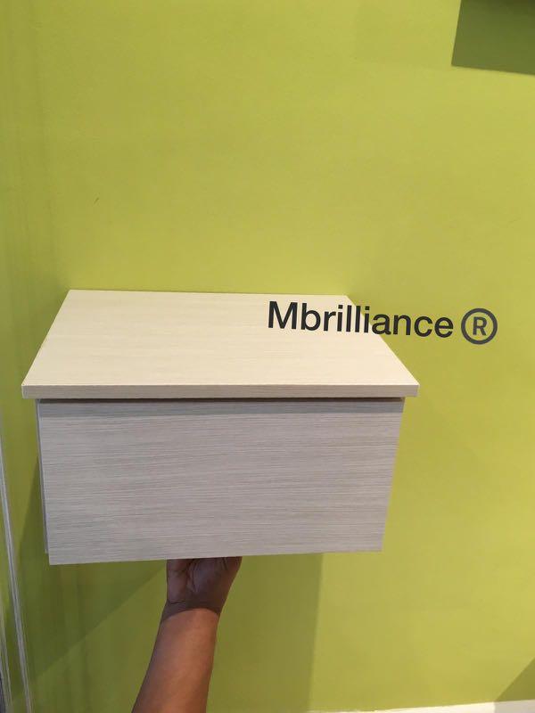 Floating drawer side table wall mount, Furniture & Home Living ...