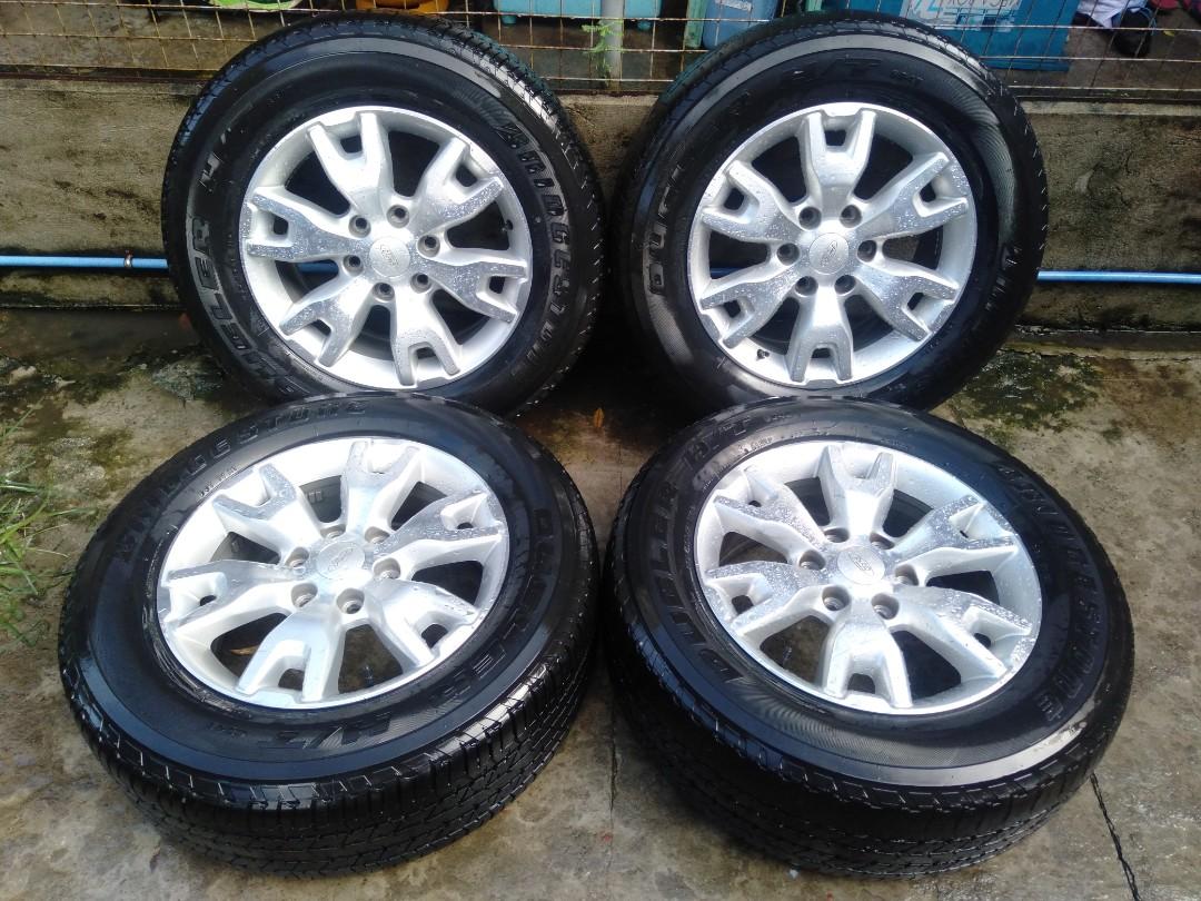 Ford Ranger 4x4 Wildtrak Rims and Tires, Car Parts & Accessories, Mags ...