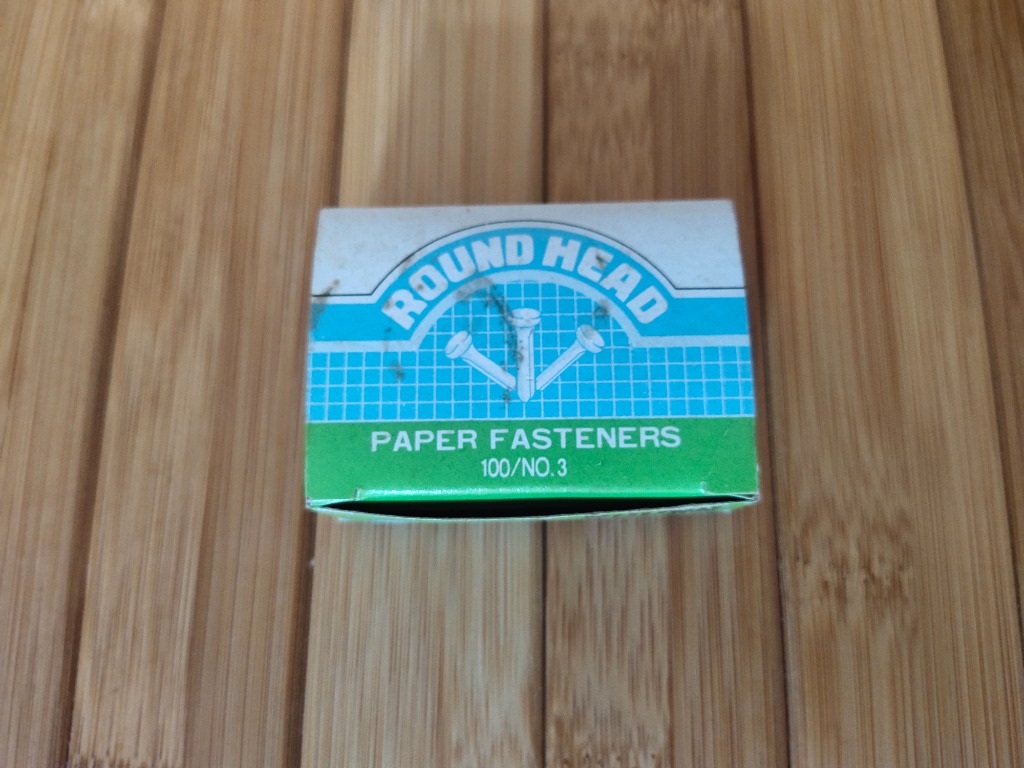 *Free* Round head paper fasteners, Hobbies & Toys, Stationery & Craft ...