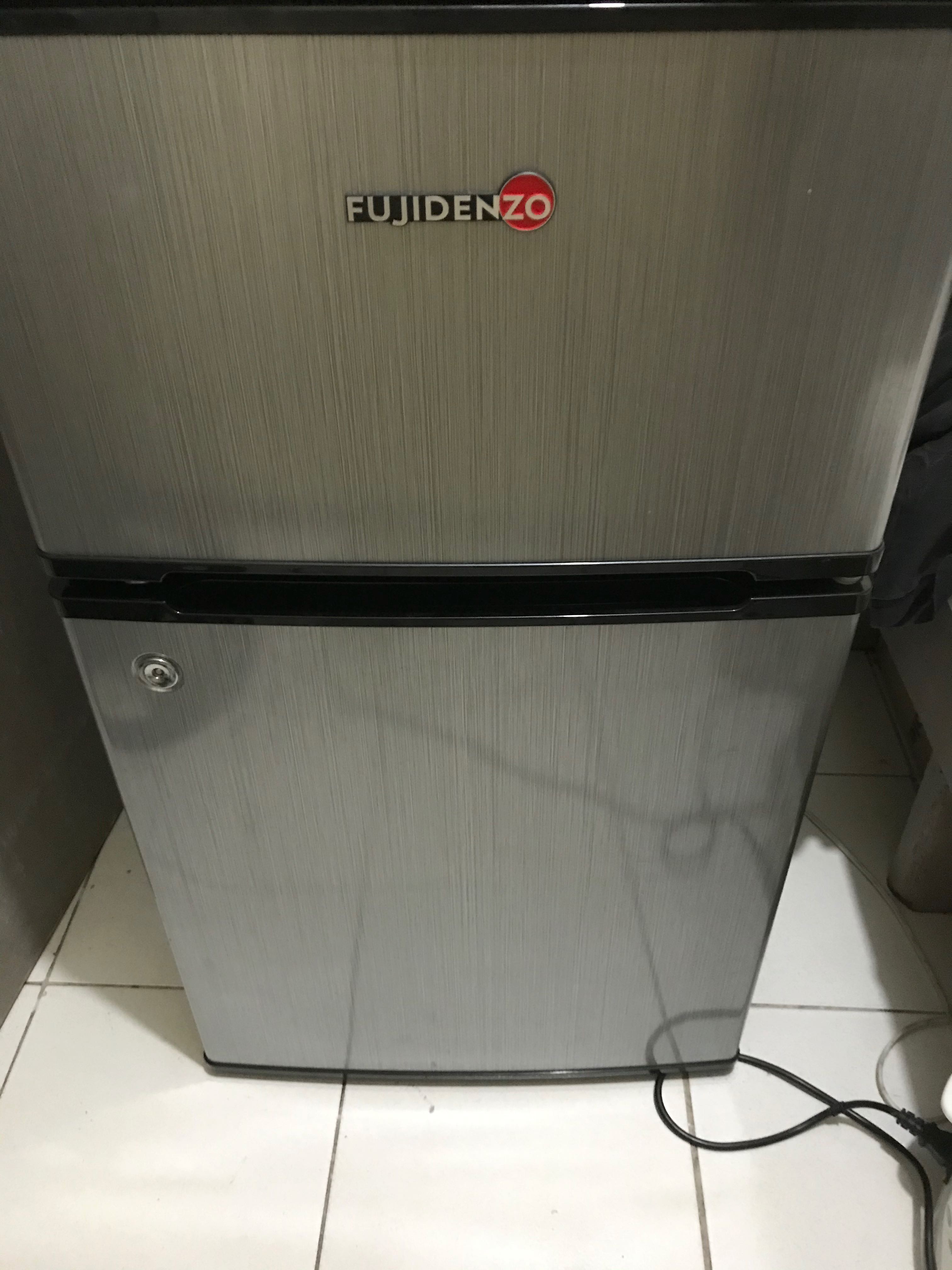 Fujidenzo two-door personal refrigerator, TV & Home Appliances, Kitchen ...