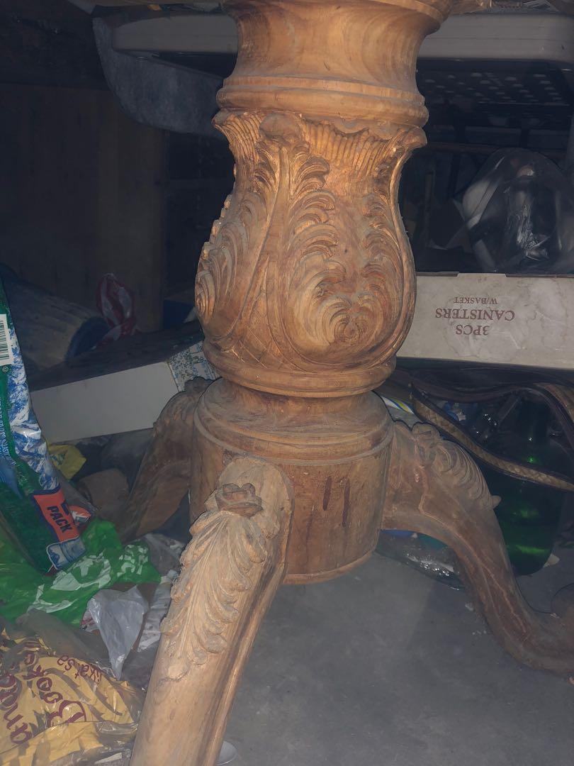 Gulong Gareta (Wooden Wheel) Tables- Balayong Wood, Furniture & Home ...