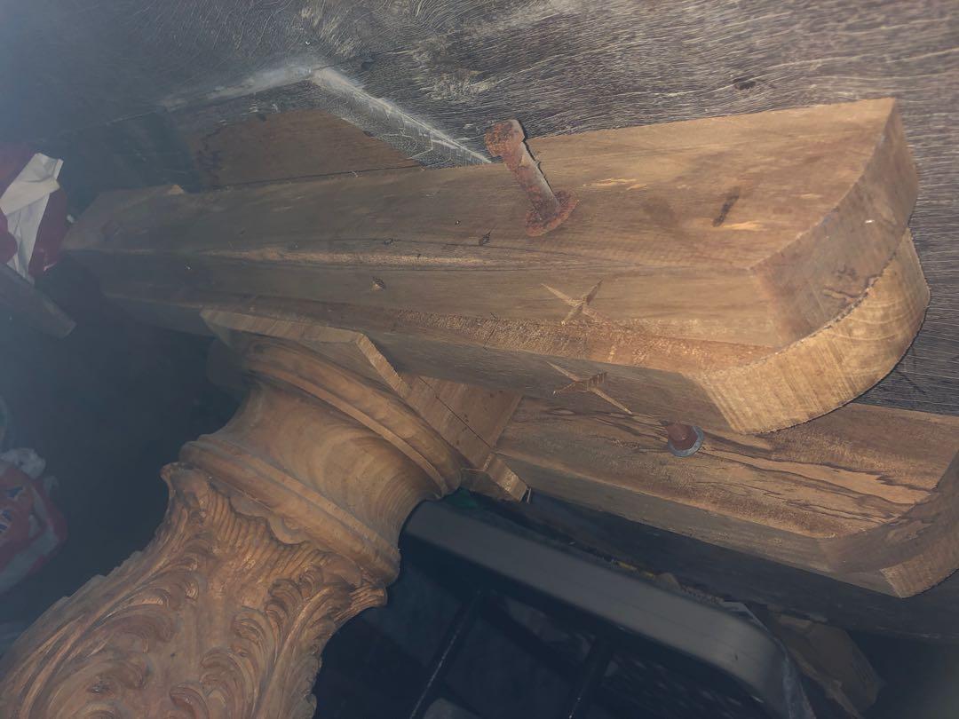 Gulong Gareta (Wooden Wheel) Tables- Balayong Wood, Furniture & Home ...