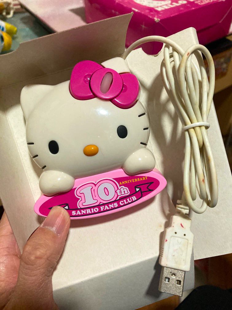 Hello Kitty Sanrio 十週年Mouse, 汽車配件, 其他 - Carousell