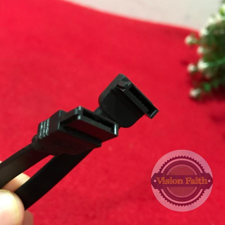 HingJiXin L Head Shape Serial-ATA SATA Cable 41.5cm, Computers & Tech ...