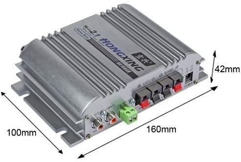 HONGXING AX-4 Hi-Fi 2.1CH Stereo Audio Amplifier AMP Super Bass HX-168A ...