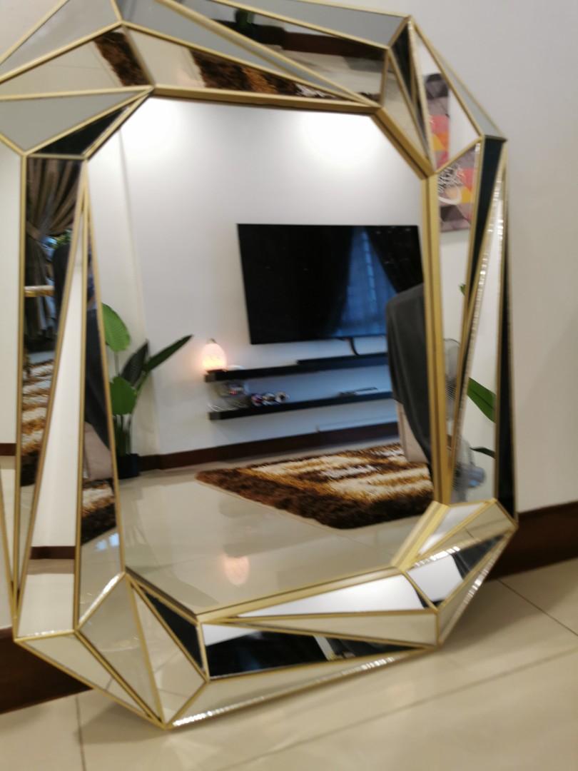 Hooga Wall Mirror, Furniture & Home Living, Home Decor, Mirrors on ...