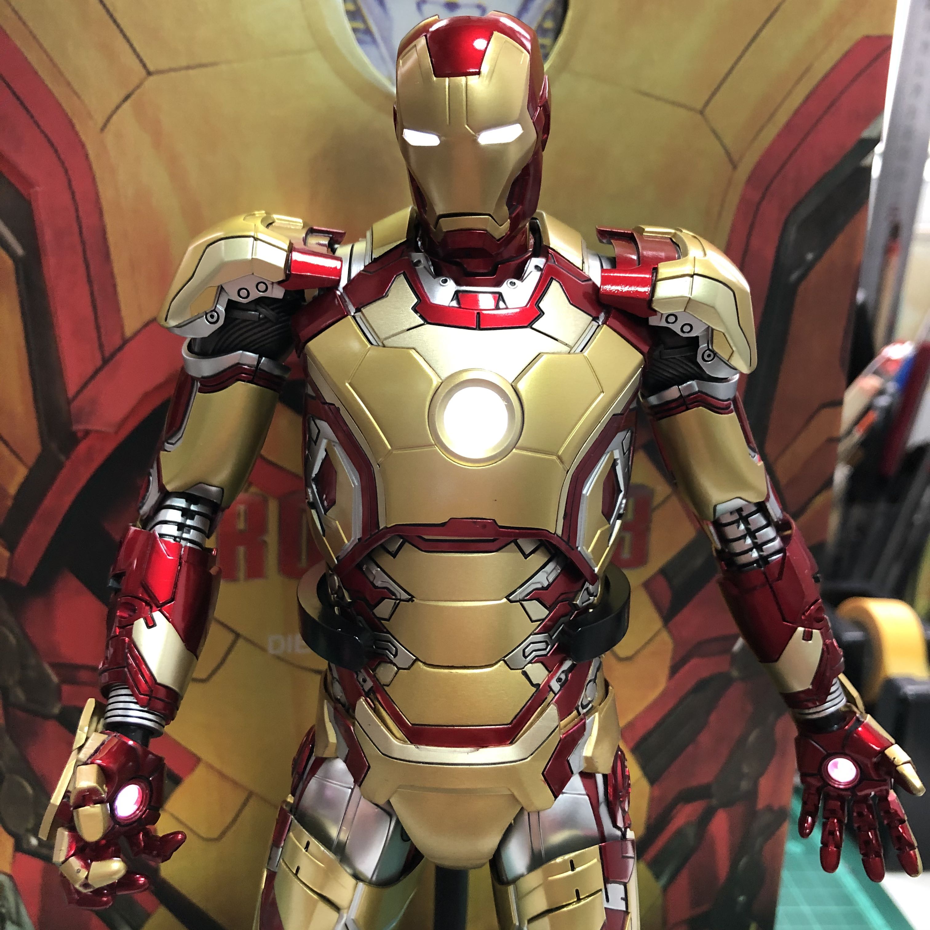 king arts iron man mark42 ironman mk42 marvel, 興趣及遊戲, 玩具 & 遊戲類 - Carousell