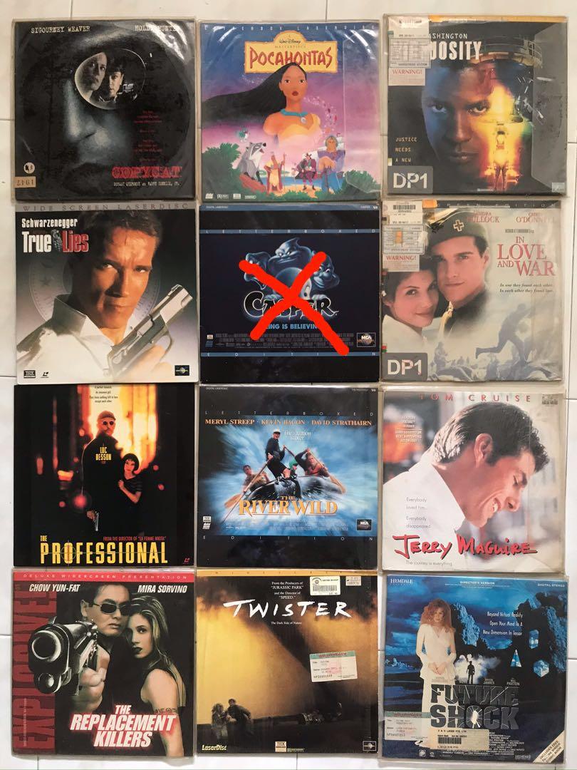 Laser disc Movies LD, Hobbies & Toys, Music & Media, CDs & DVDs on ...