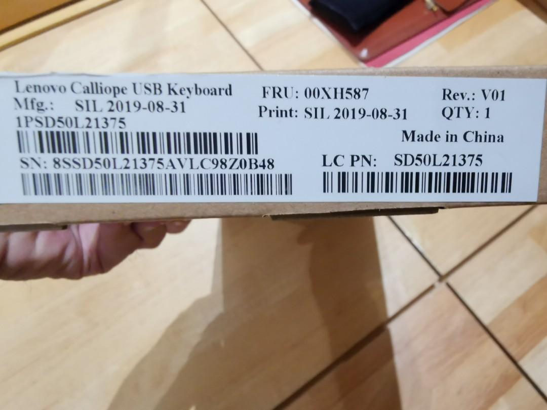 Lenovo Calliope USB Keyboard & Mouse, Computers & Tech, Parts ...