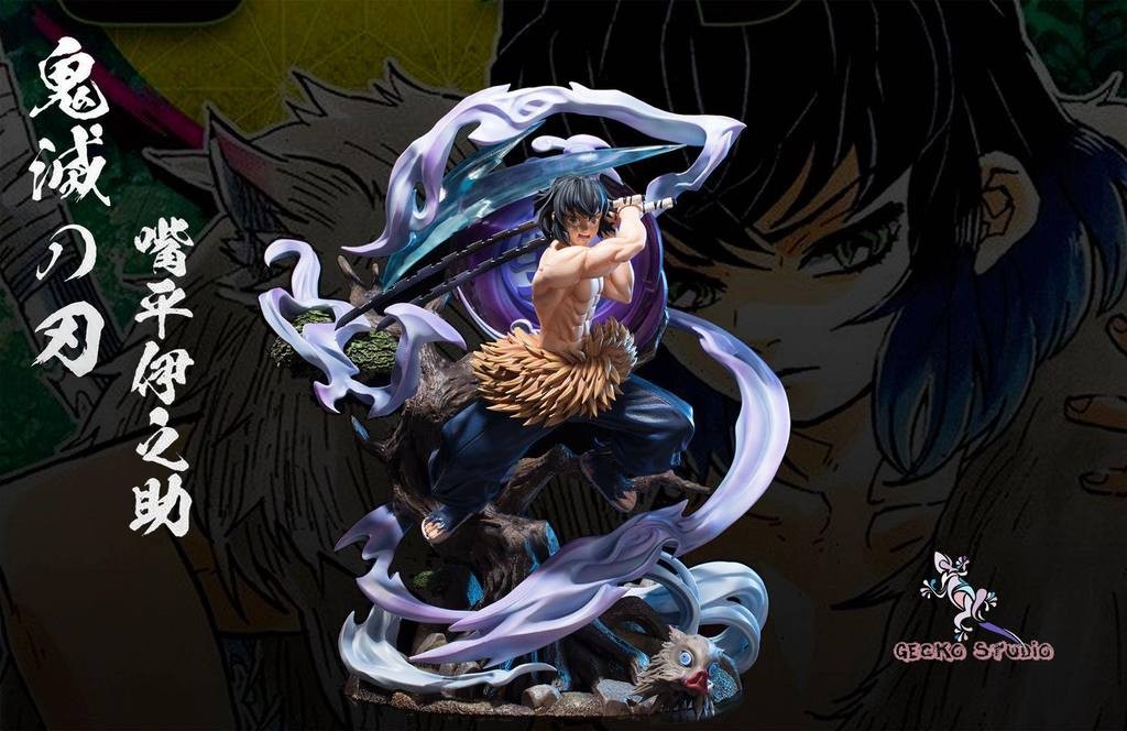 Looking to buy Big Gecko Studio Inosuke Hashibira Statue Kimetsu no ...