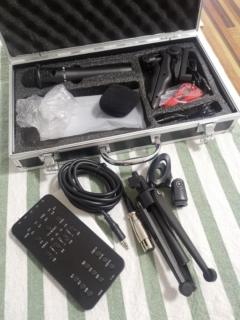 KTV/ BROADCASTING Microphone Full Set, Audio, Microphones on Carousell
