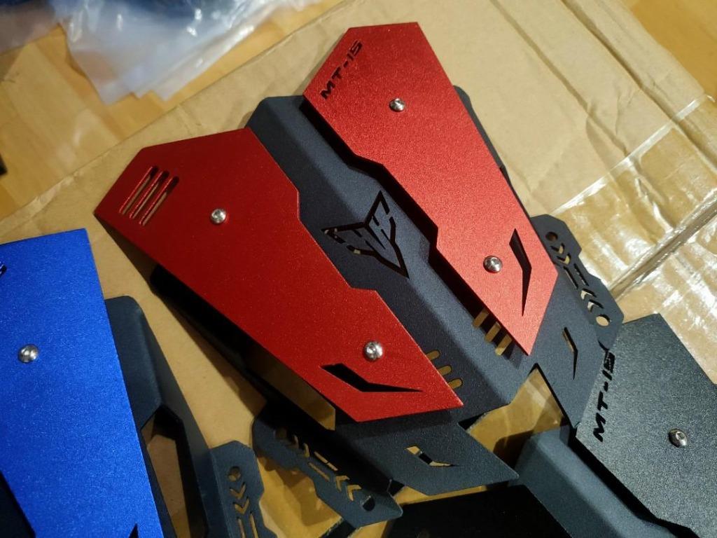 MT15 windshield windscreen aluminium mask MT-15 Yamaha, Motorcycles ...