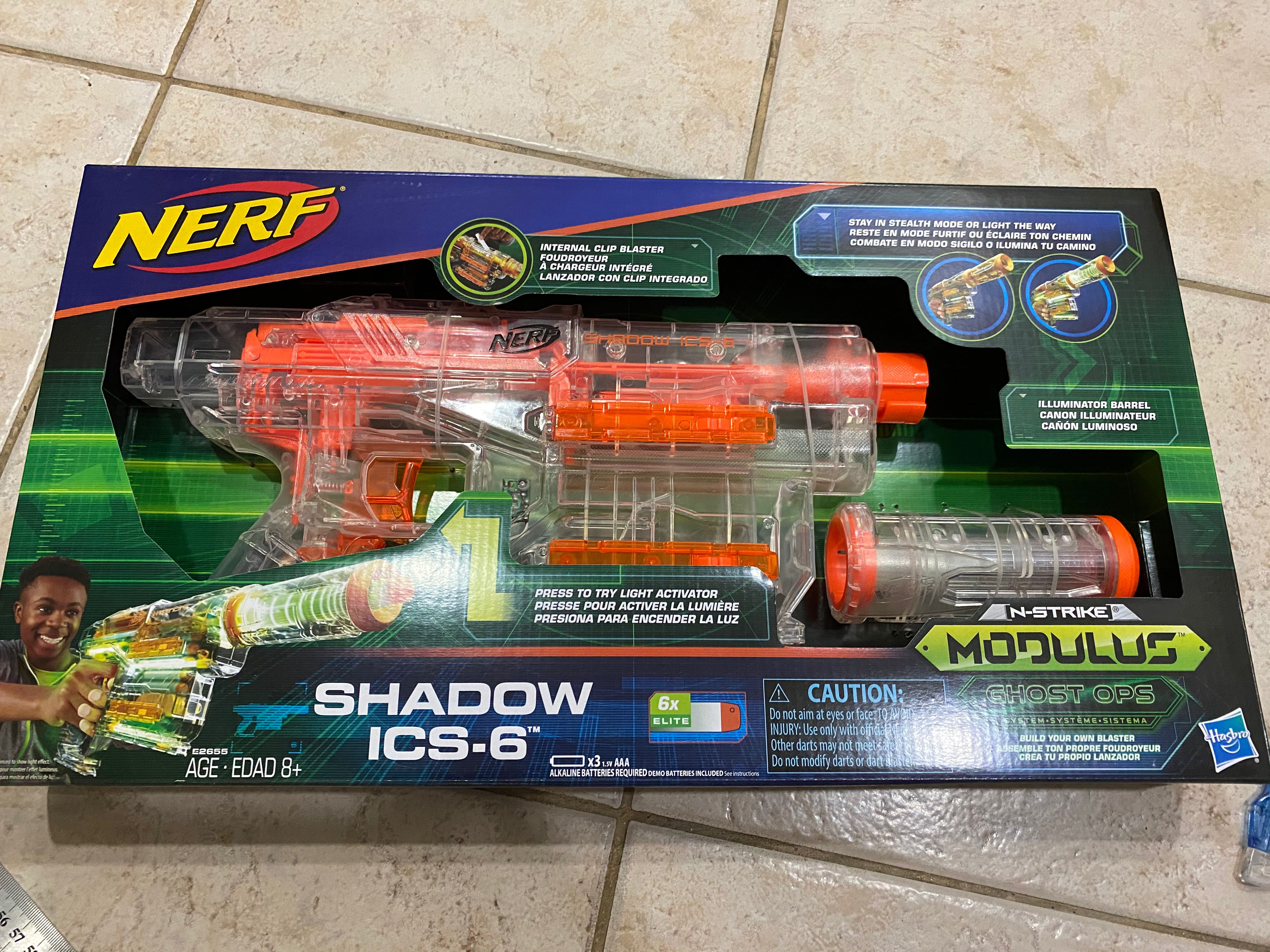 Nerf N Strike Modulus Shadow ICS-6 Gun, Hobbies & Toys, Toys & Games on ...