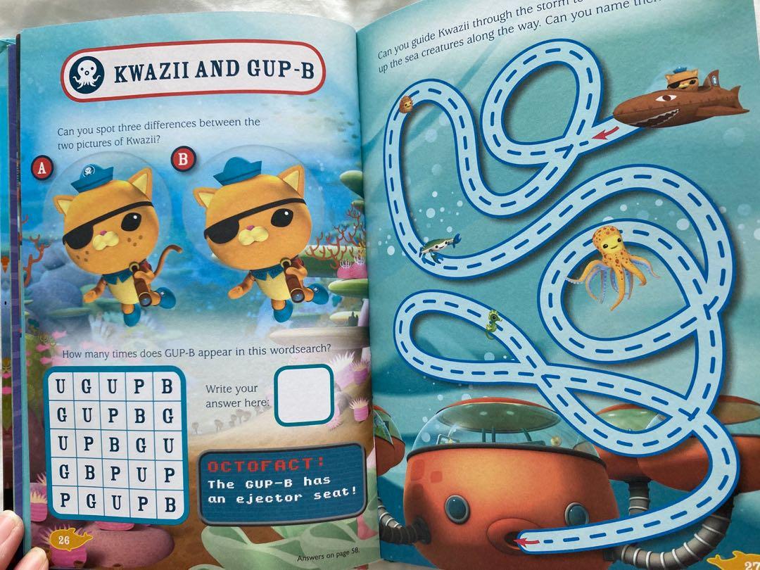 Octonauts Holidays Annual Activities book, Hobbies & Toys, Books ...