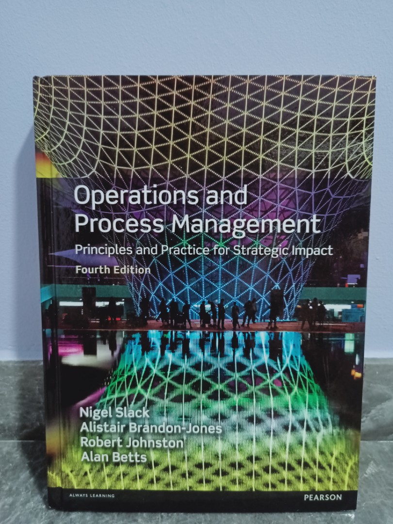 Operation and Process Management textbook, Hobbies & Toys, Books ...
