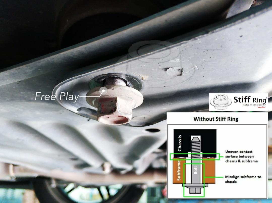 Perodua Myvi G3 STIFF RING Subframe Fine Tuning Kit Front Rear 6pcs Kit ...