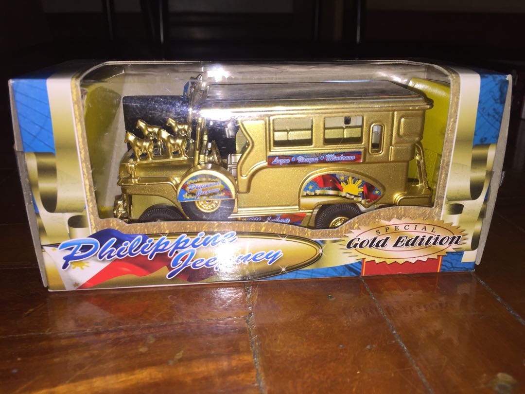 Philippine Jeepney Gold, Hobbies & Toys, Toys & Games on Carousell