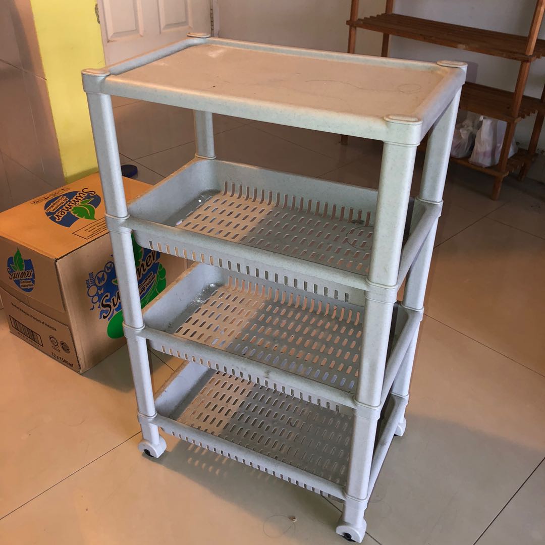 Plastic rack, Furniture & Home Living, Home Improvement & Organisation ...