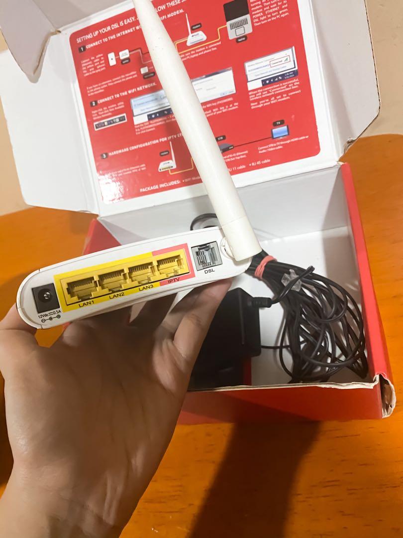 PLDT Home DSL Wifi Modem, Computers & Tech, Parts & Accessories ...