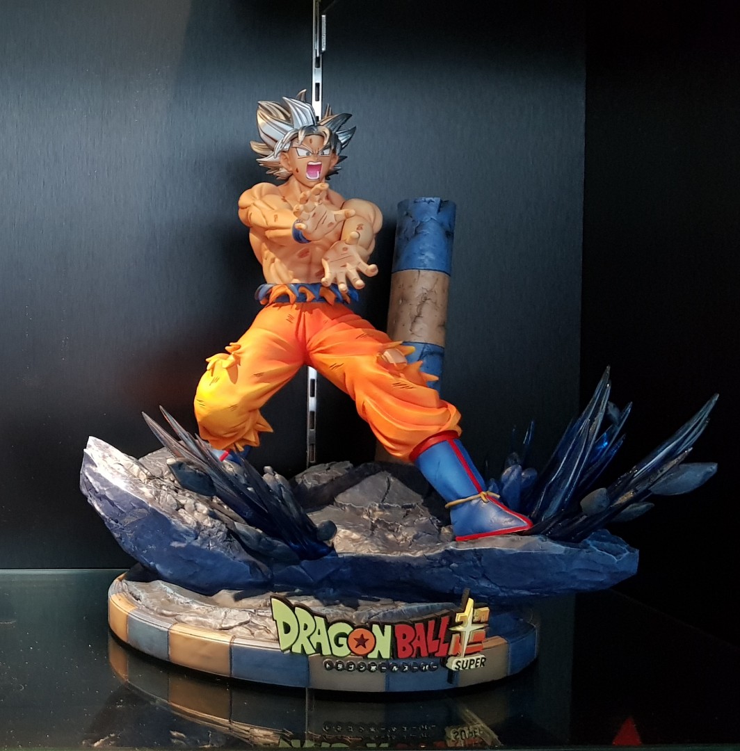 Rare UI Goku Dragon Ball Super DBS Ultra Instinct Statue, Hobbies ...