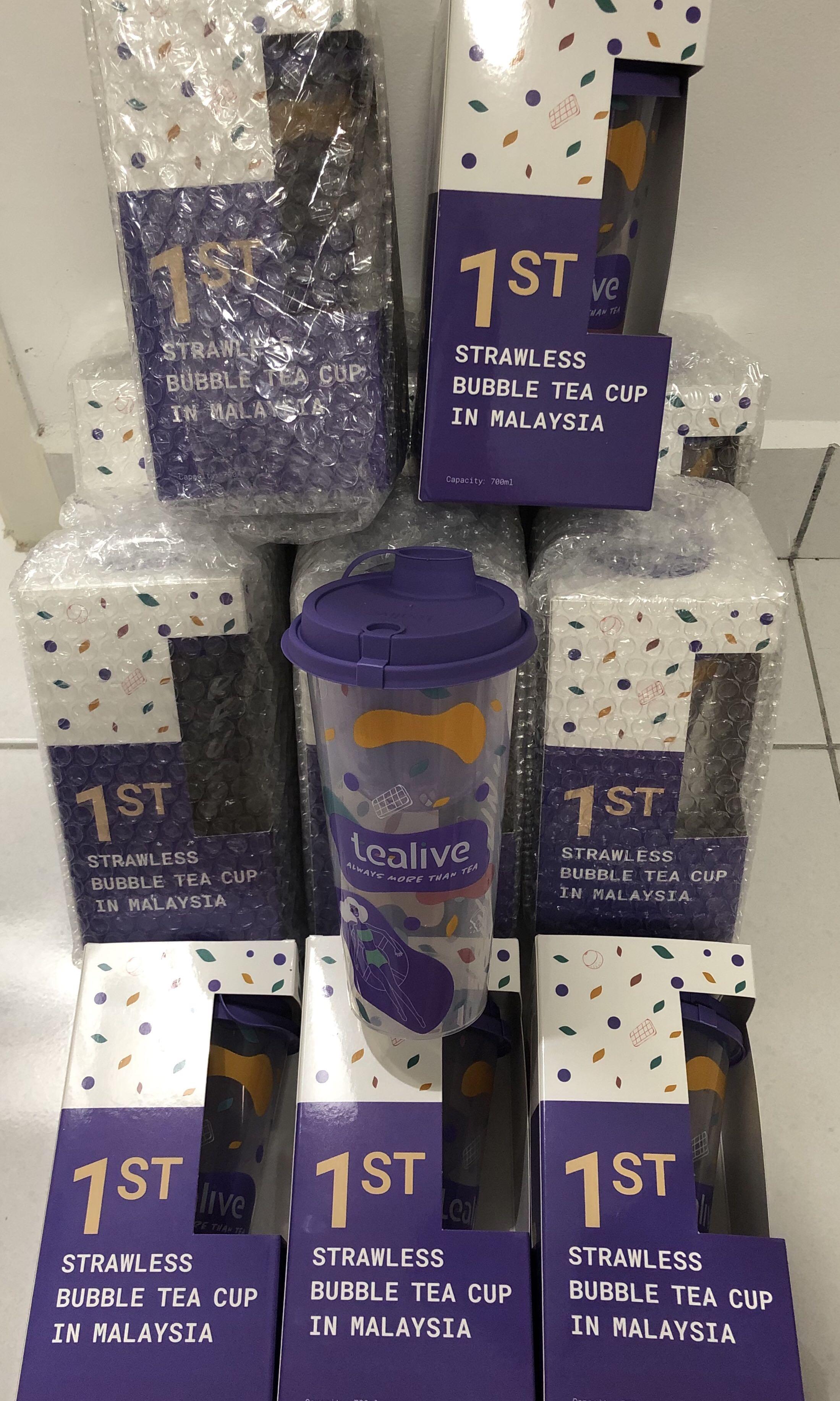 Ready Stock Tealive cup(With Box), Furniture & Home Living, Kitchenware ...