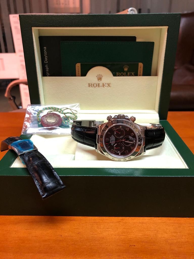 Rolex Daytona white gold full set, Luxury, Watches on Carousell