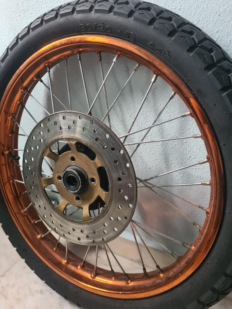 RXZ Union Cycle Rims, Motorcycles, Motorcycle Accessories on Carousell