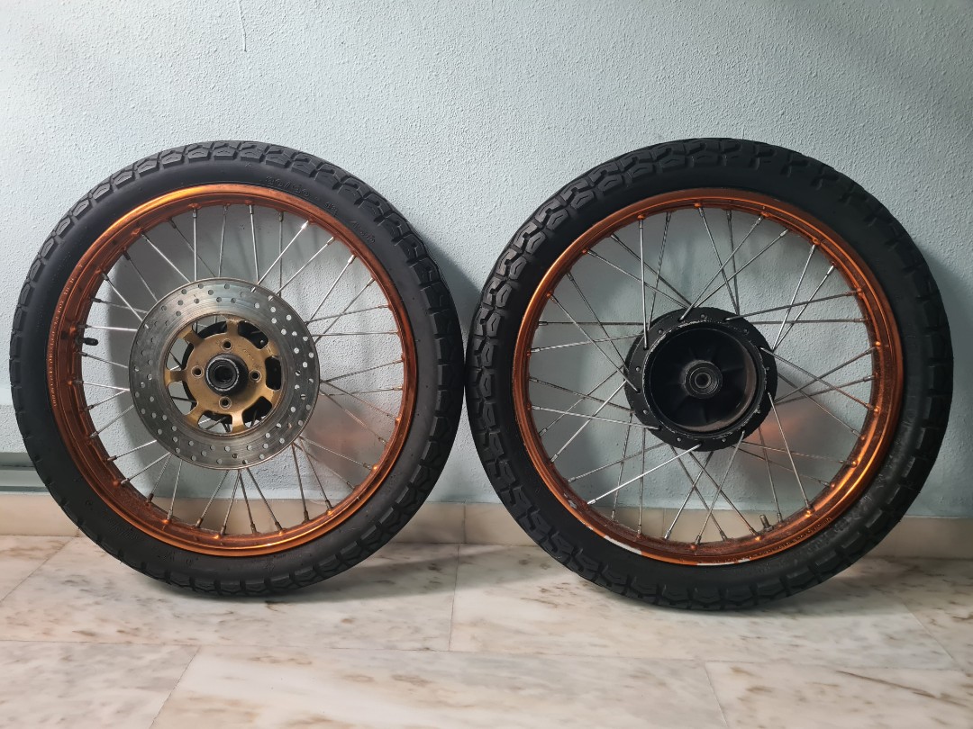 RXZ Union Cycle Rims, Motorcycles, Motorcycle Accessories on Carousell