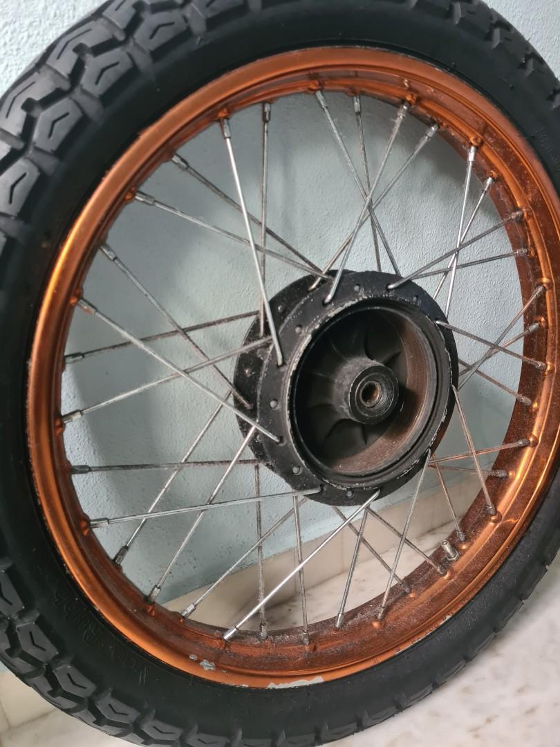 RXZ Union Cycle Rims, Motorcycles, Motorcycle Accessories on Carousell