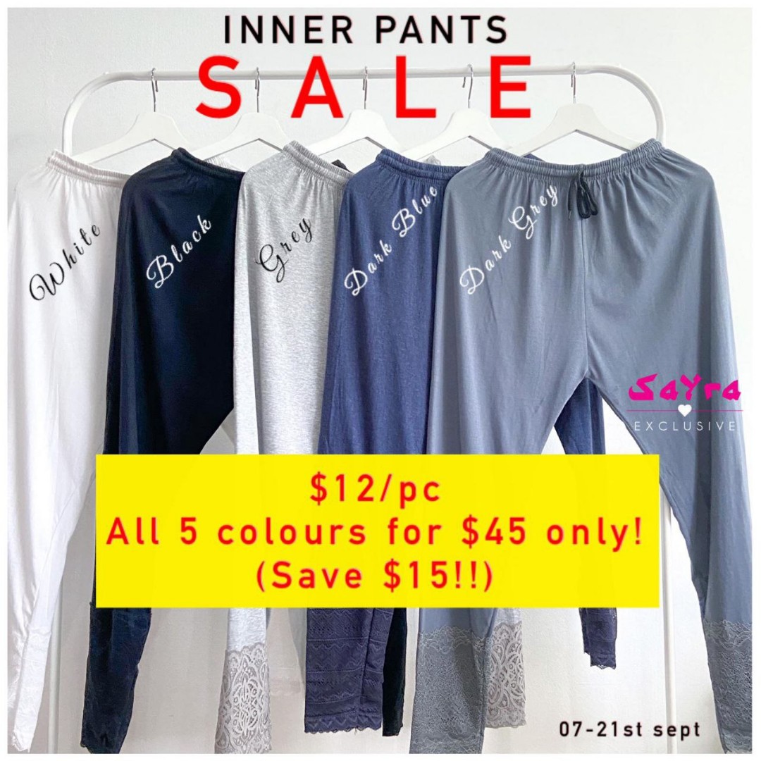 SAYRA EXCLUSIVE INNER PANTS, Women's Fashion, Dresses & Sets ...