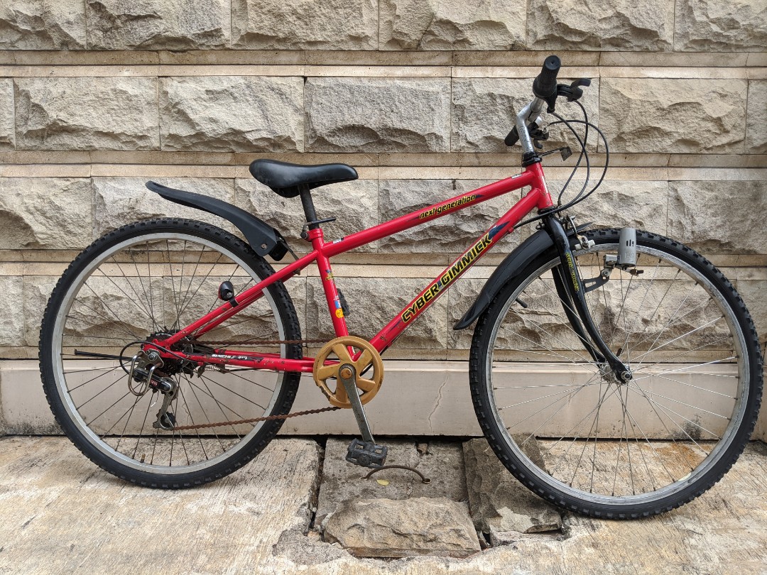 Sepeda Jepang MTB Asahi Cyber Gimmick 26 Inch, Olah Raga, Sepeda di ...