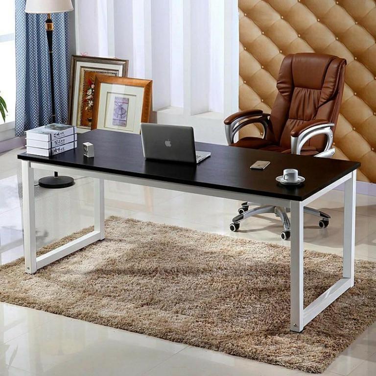(SG STOCK) Office table study table study desk computer table computer desk, Furniture, Tables ...
