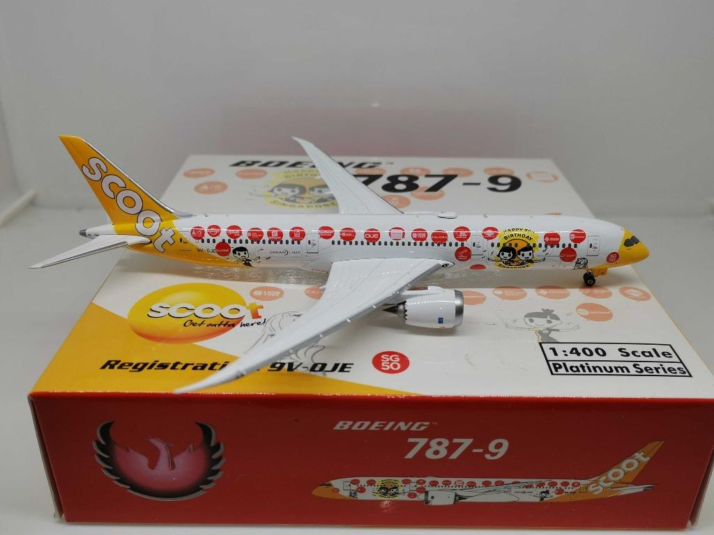 Singapore Scoot Airline Boeing 787-9 Dreamliner Model (1:400) [SG50 ...