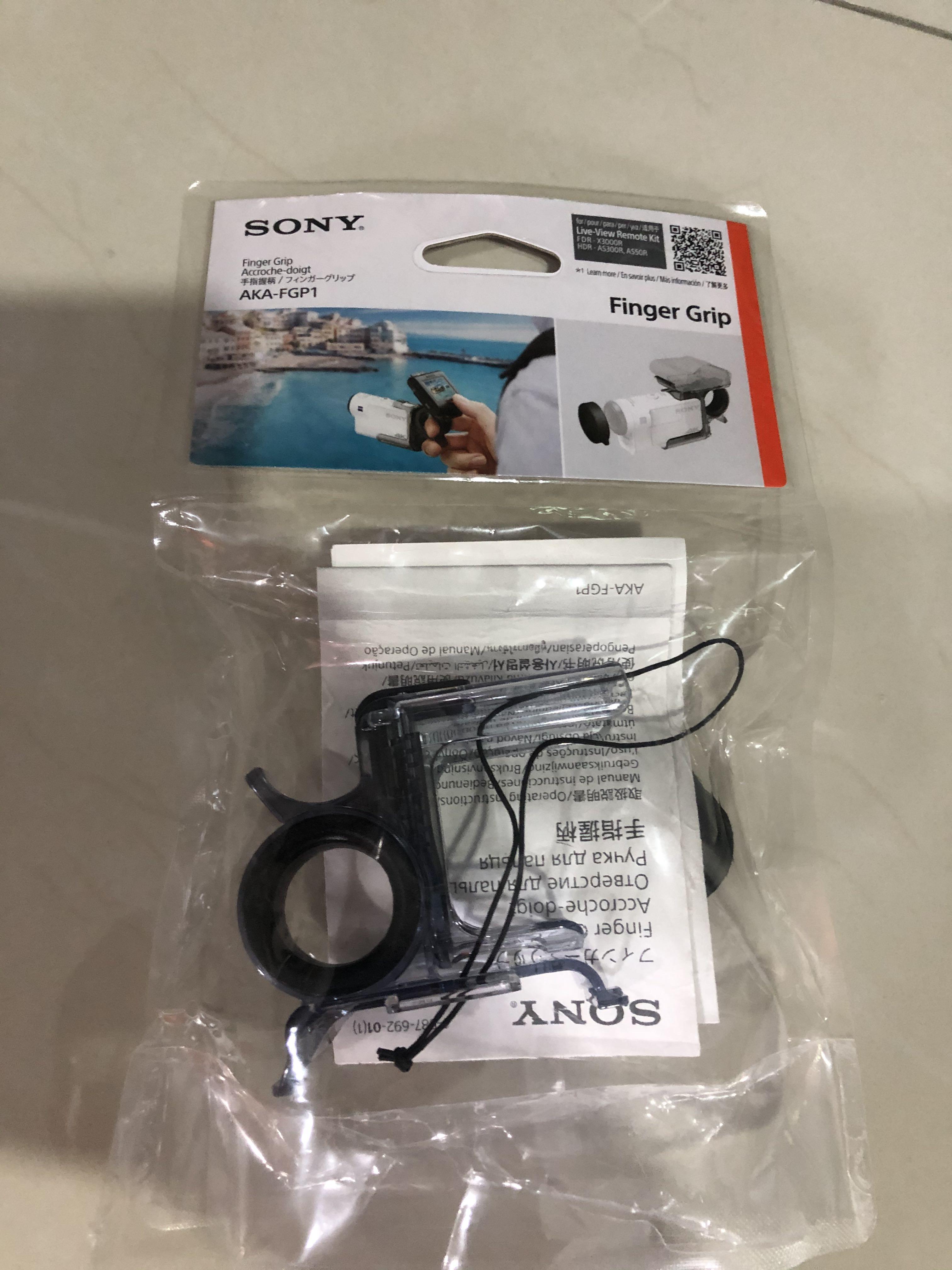 Sony actioncam accessories (finger grip for x3000), Photography, Video ...