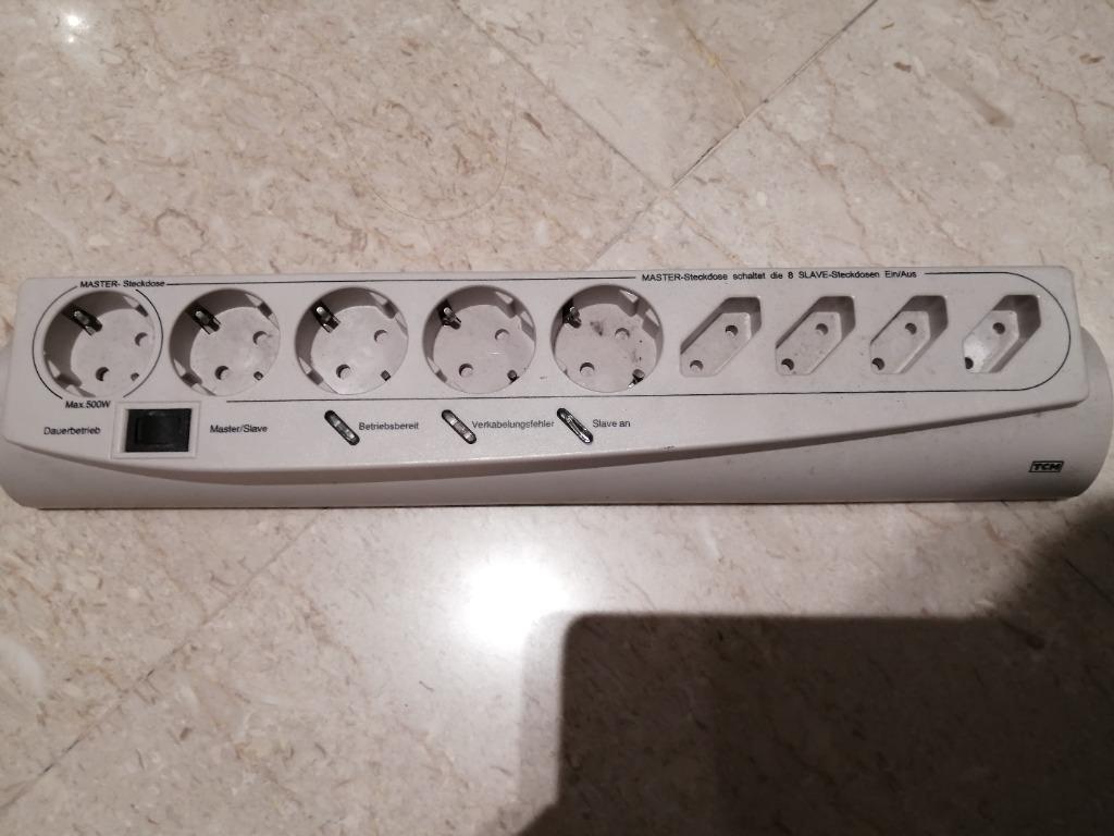 Tchibo TCM European Power Strip Master Slave System with Surge ...