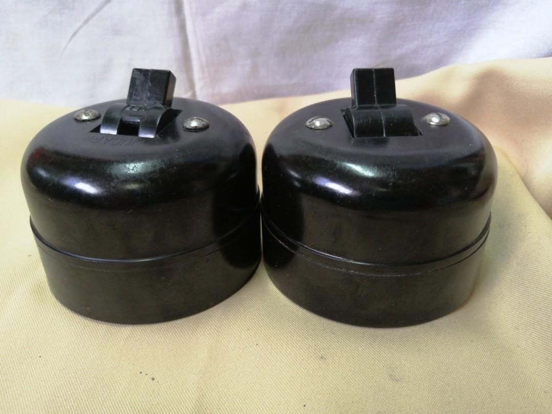 Vintage Bakelite switch, Hobbies & Toys, Memorabilia & Collectibles ...