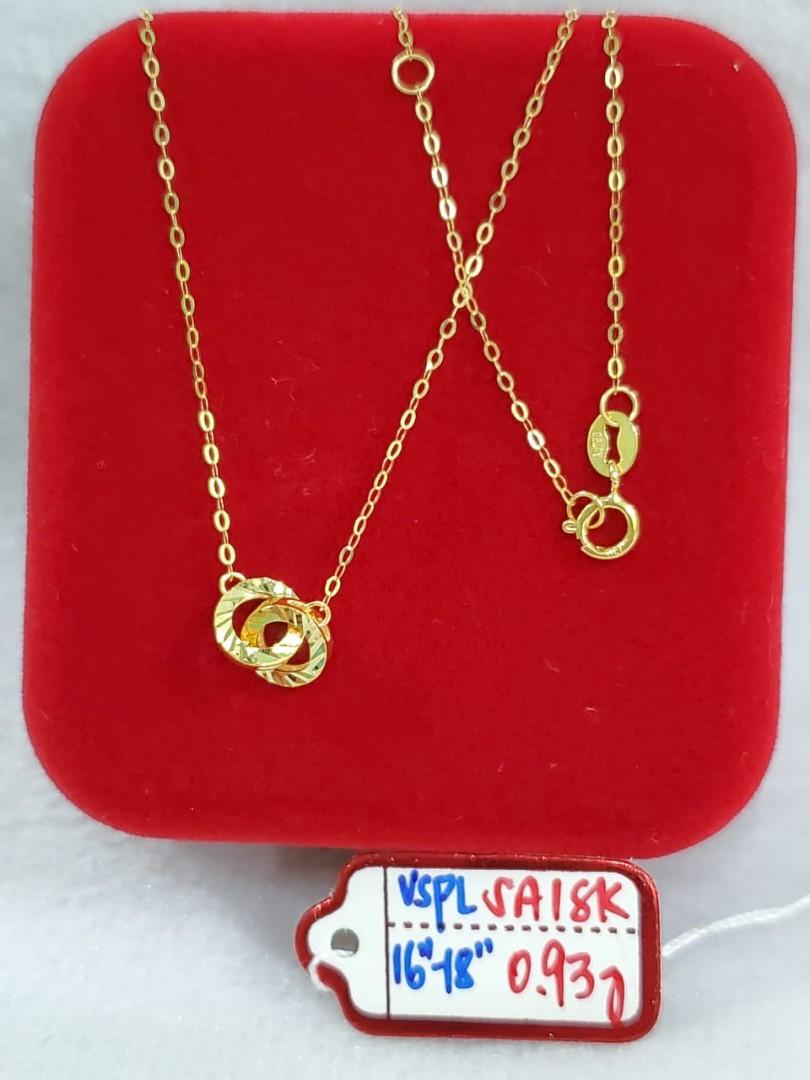 18K Saudi Gold Necklace VVSPL & VSPL, Women's Fashion, Jewelry ...