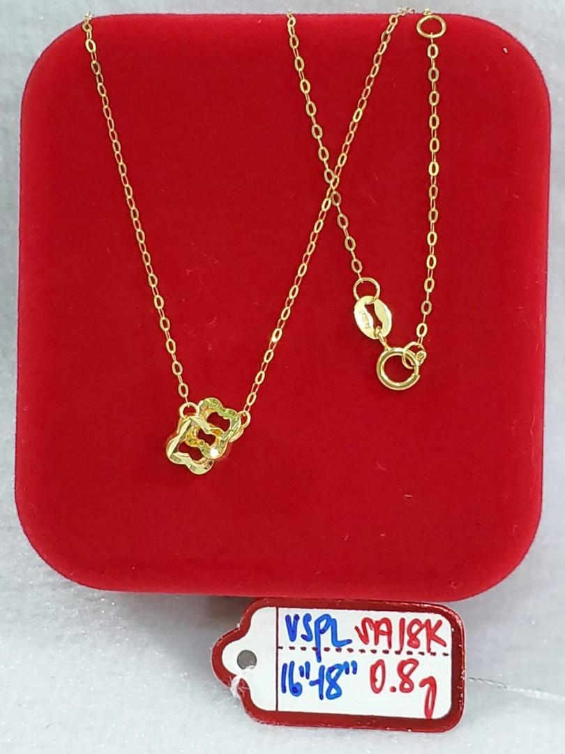 18K Saudi Gold Necklace VVSPL & VSPL, Women's Fashion, Jewelry ...