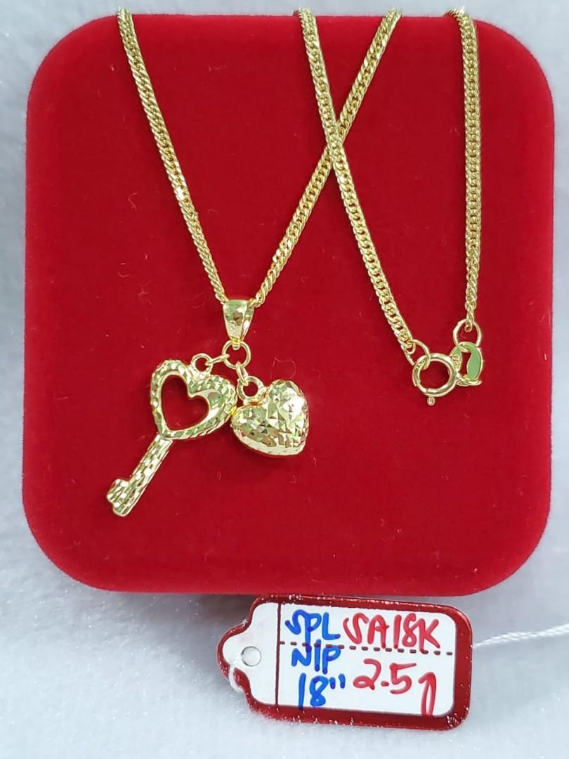 18K Saudi Gold Necklace VVSPL & VSPL, Women's Fashion, Jewelry ...