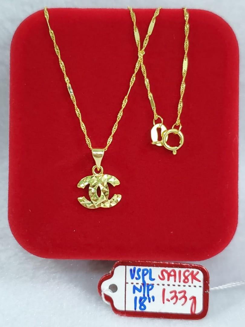 18K Saudi Gold Necklace VVSPL & VSPL, Women's Fashion, Jewelry ...