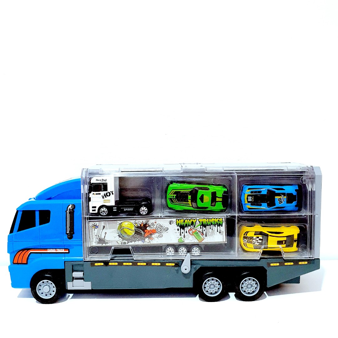 F-010 2in1 Truck and Car Hauler With Storage Compartment for Vehicles ...