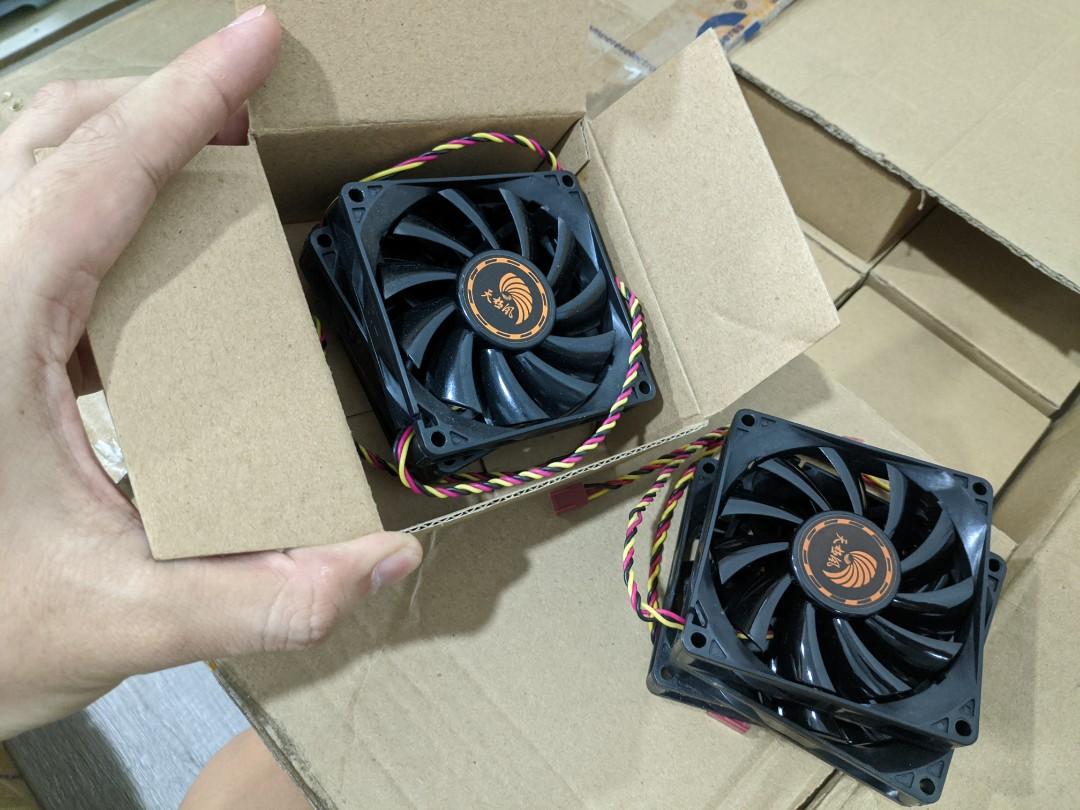 8cm CPU Fans for chassis, Computers & Tech, Parts & Accessories ...