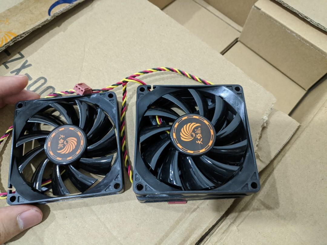 8cm CPU Fans for chassis, Computers & Tech, Parts & Accessories ...