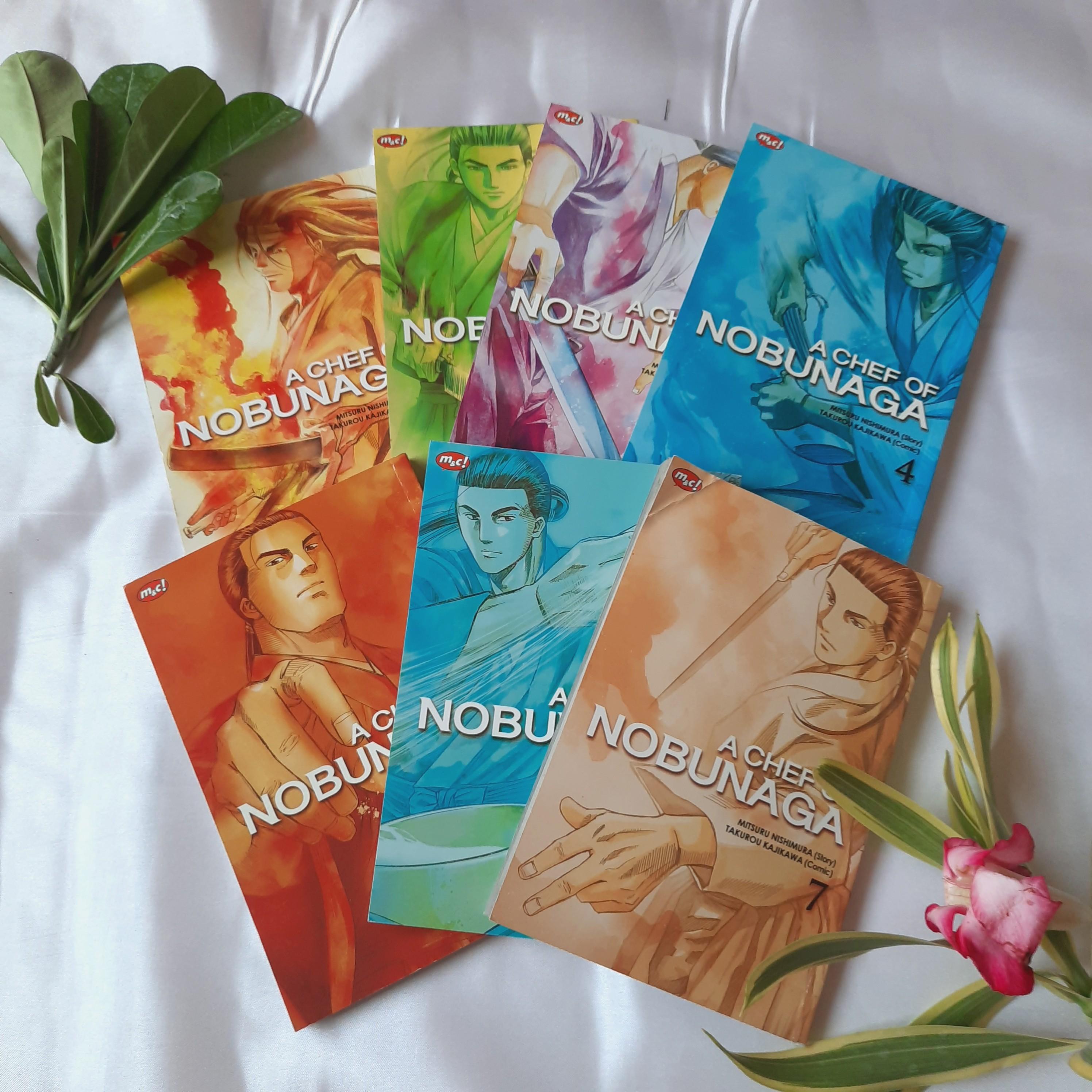 A Chef Of Nobunaga - Mitsuru Nishimura & Takuro Kajikawa (3 buku) Komik Jepang / History Manga ...