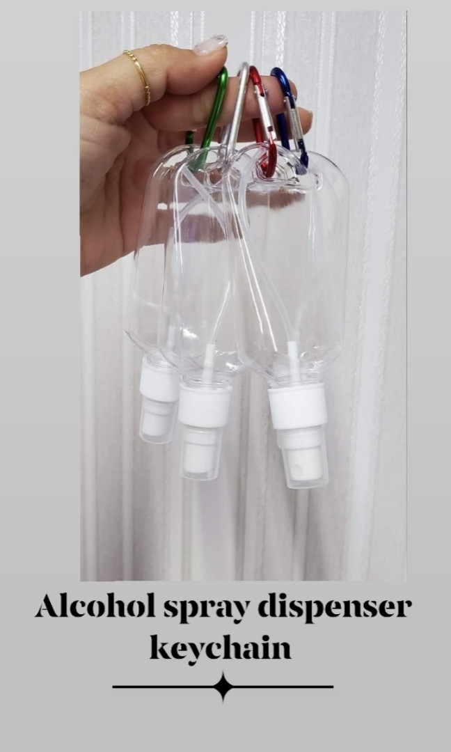 Alcohol Spray Dispenser Keychain, Beauty & Personal Care, Sanitary ...
