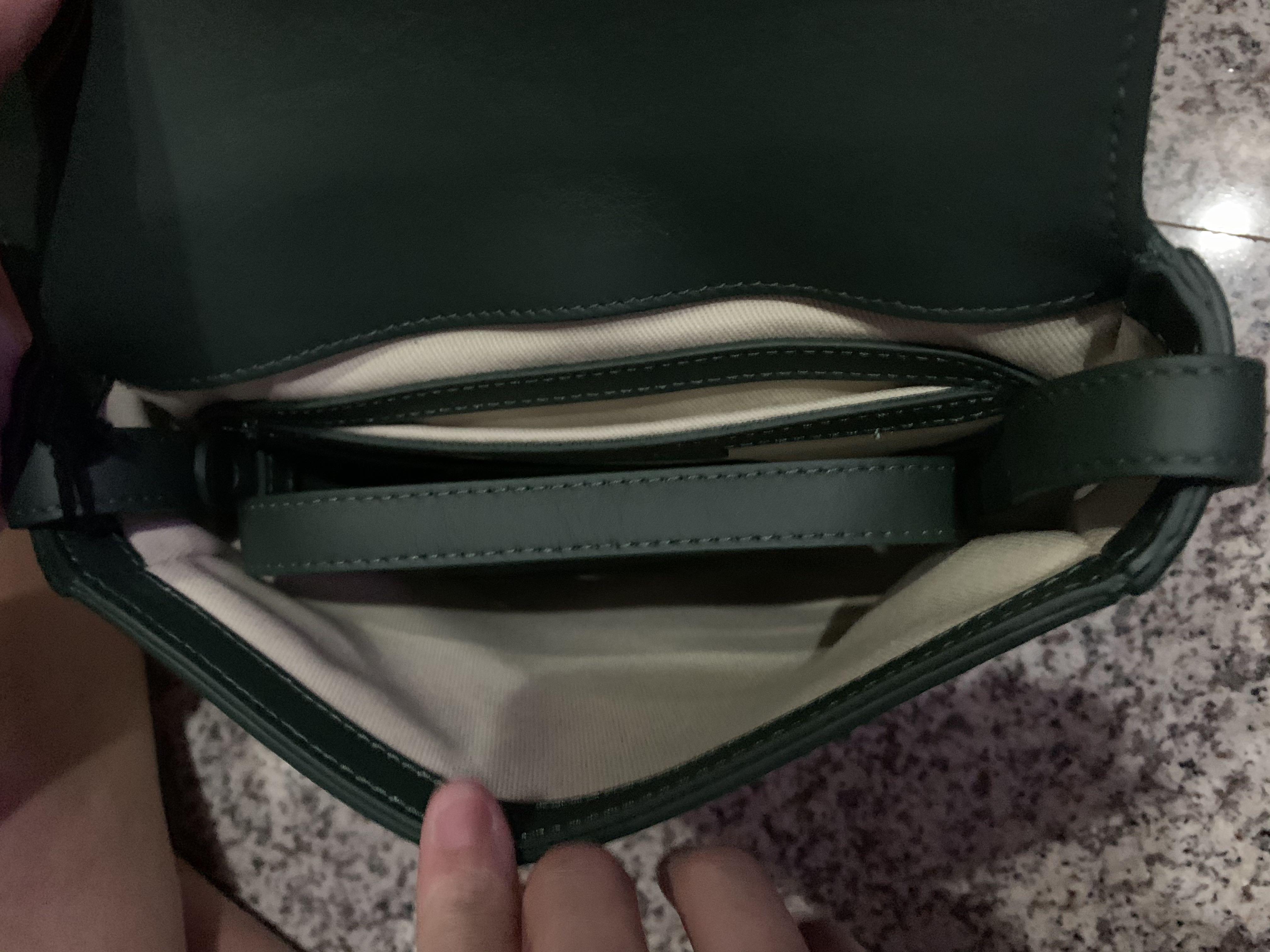 BN Mansur Gavriel Crossbody in Moss Green, Women's Fashion, Bags & Wallets, Cross-body Bags on ...