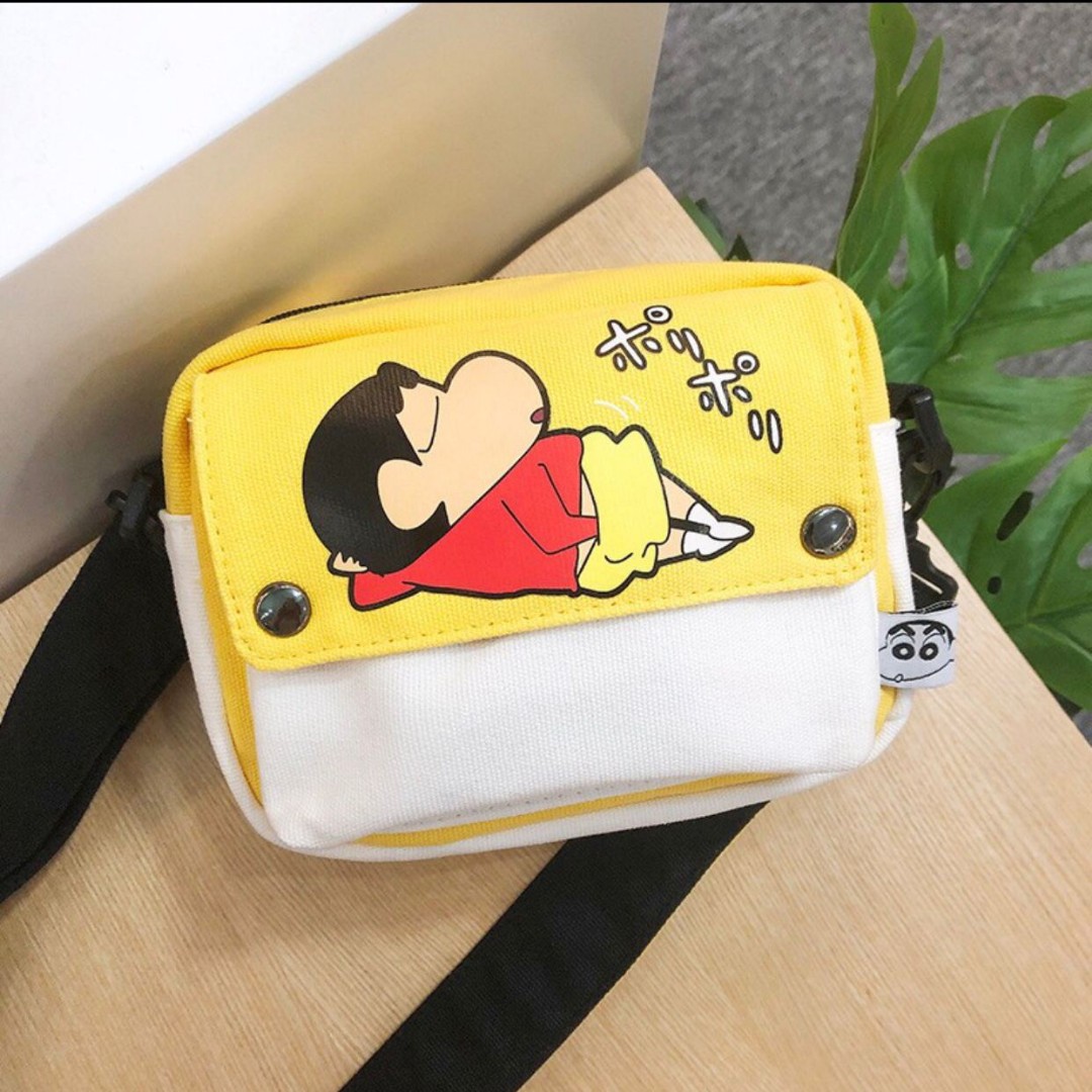 Crayon shin-chan bag, Women's Fashion, Bags & Wallets, Sling Bags on ...