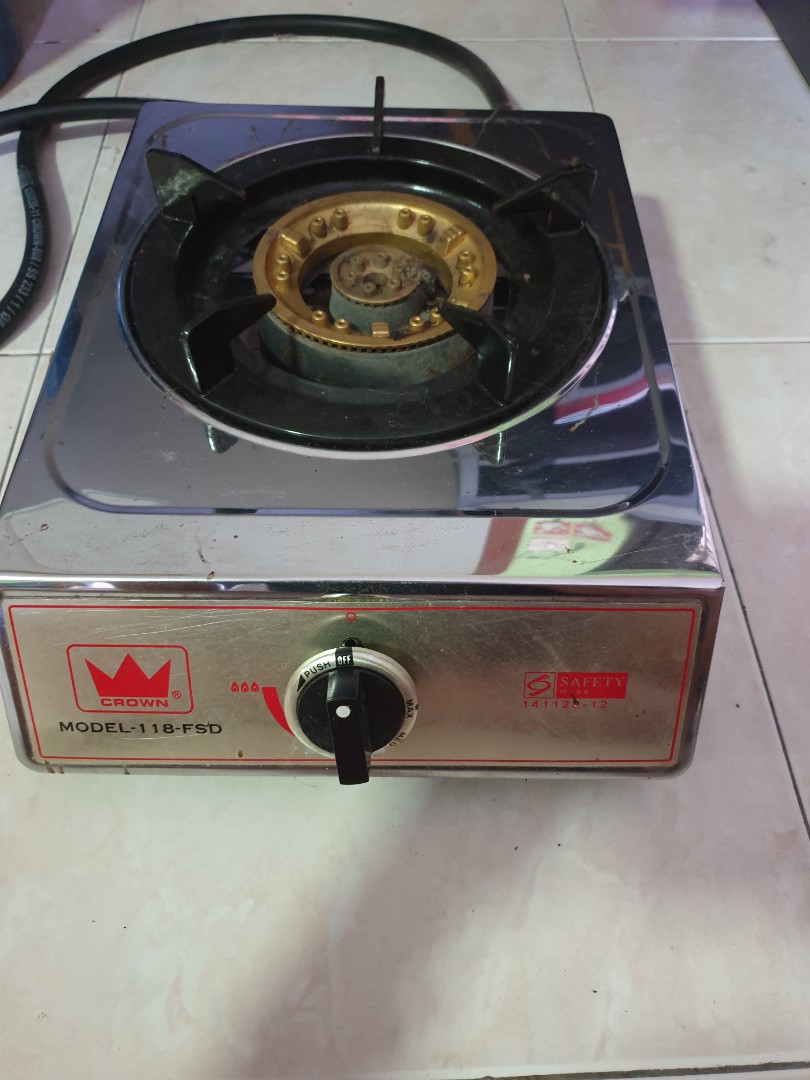 Crown Gas Stove model-118-fsd, TV & Home Appliances, Kitchen Appliances ...