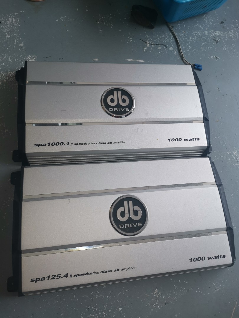 DB Amplifier 4 channel and mono amp, Car Accessories, Accessories on ...