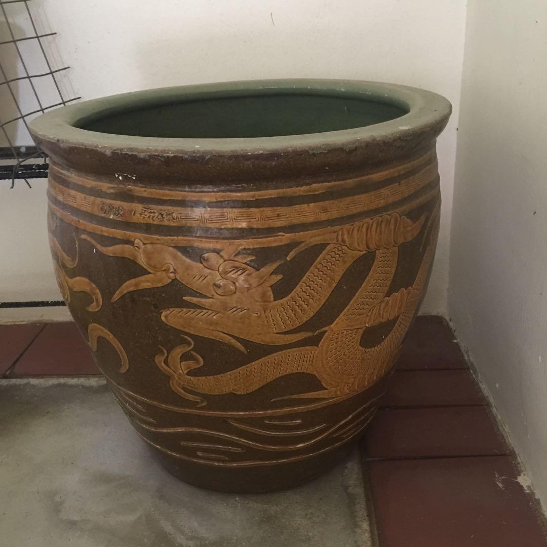 dragon pot for sale, Furniture & Home Living, Gardening, Pots ...